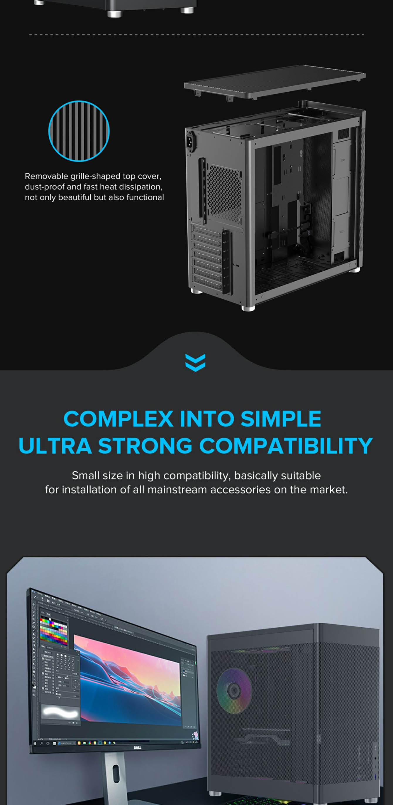 GAMEMAX MeshBox PRO Black USB3.0 and Type C Mid-Tower ATX Computer Case - Newegg.com